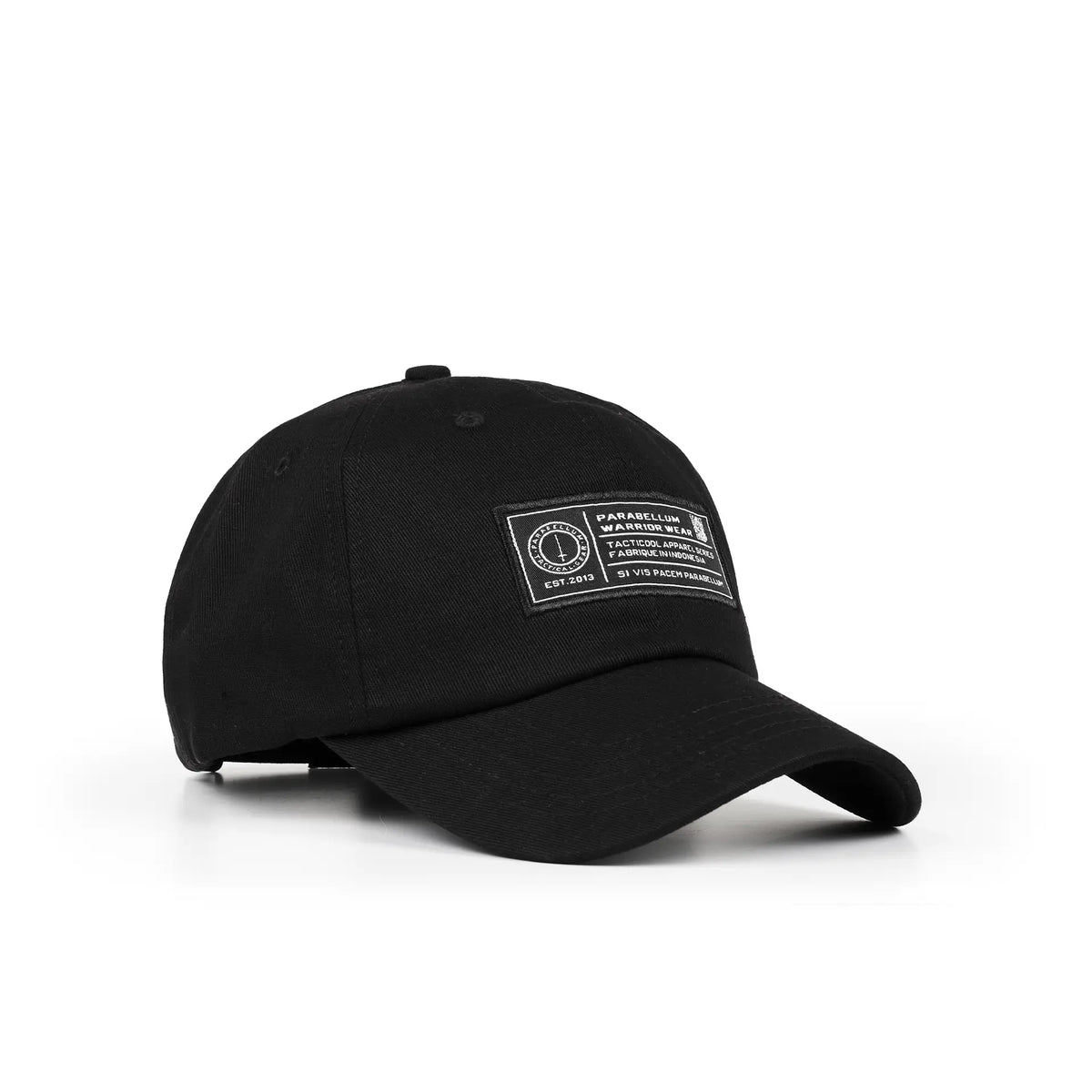 Parabellum Tactical Hat Collection Parabellum Woven Dad hat Black MK I ...